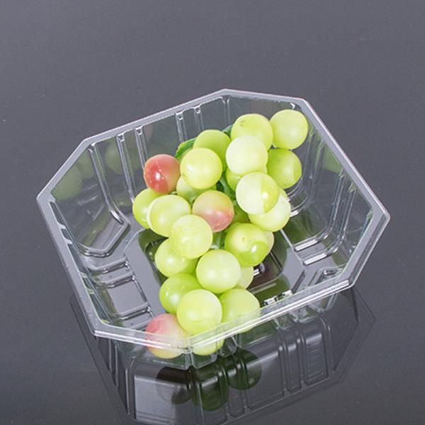 Quality Food Grade PET 15*16*5cm 500g Disposable Fruit Tray for sale