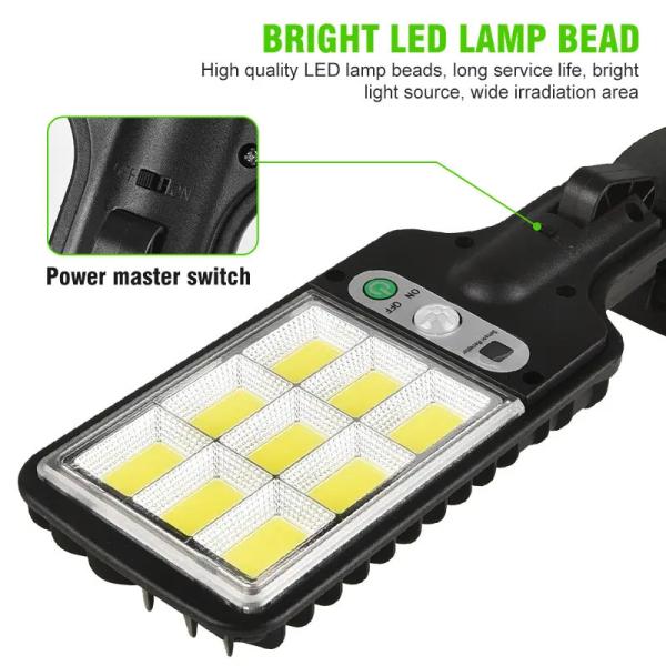 Quality Solar Garden Light High Lumen Sensor Security Wall Street Lamp for Outdoor for sale