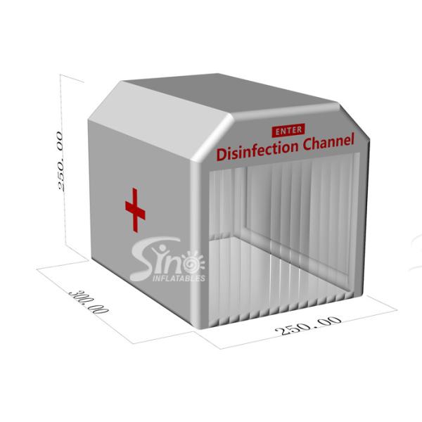 Quality Fast Setup Portable Sterilisation Inflatable Disinfection Channel Tent For for sale