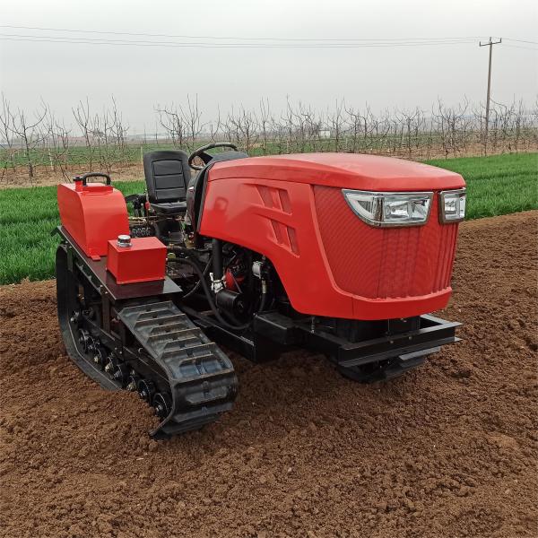 Quality Fully Automatic Mini Crawler Tractor 80HP Rotary Mini Cultivator for sale