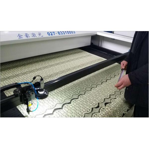 Quality Knitting Curtain Automatic Leather Laser Cutting Machine Cutting Speed 0 - 48000mm \ Min for sale