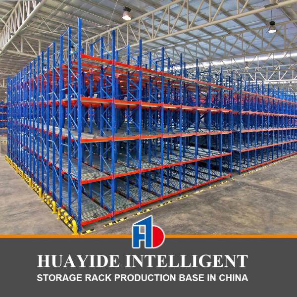 Quality B43 Warehouse Storage Gravity Pallet Racking System Carton Flow Roller Rack Live for sale