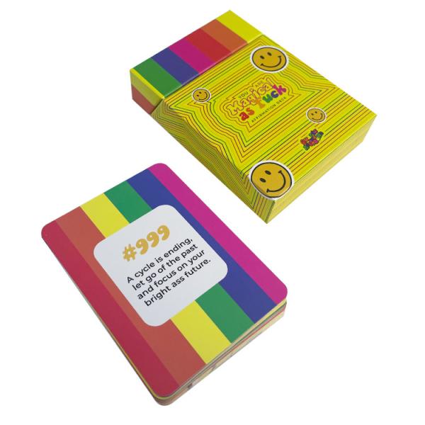 Quality Custom Design Logo Printed Magnetic Display Paper Gift Rigid Cardboard Deck Box for sale
