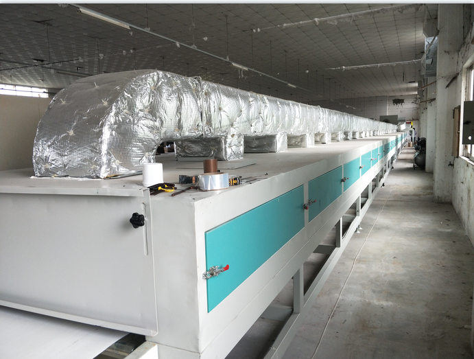 Infrared drying machine control panel