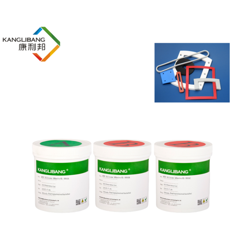 Quality Kanglibang High Temperature Cured Adhesive for Permanent Bonding Silicone Gaskets Strips and Seal  for sale