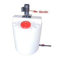Quality Cylindrical Poly Water Chemical Mixing Tank Emulsifying Homogenizer 500L for sale