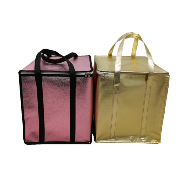 Quality Restaurant Aluminum Coating Cooler Handbag For Foods Delivery for sale