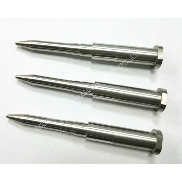 Quality S136 Material Mold Core Pins with 48-52HRC Hardness for Cosmetic Packaging for sale