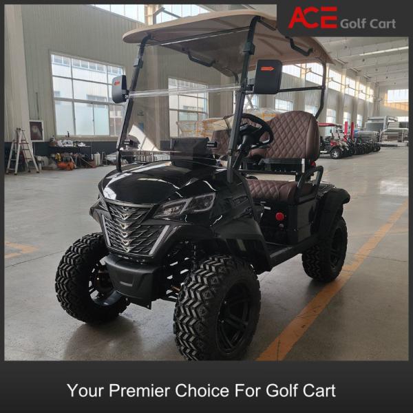 Quality Plastic Cover 2 Seater Electric Golf Buggy Hunting Cart With CE Certificate for sale