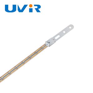 Quality 3000W X Base Short Wave IR Heating Lamp Gold Reflector for sale
