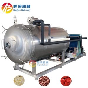 Quality Silicone Oil Heating Commercial Freeze Dried Fruit Machine for Meat Fish for sale