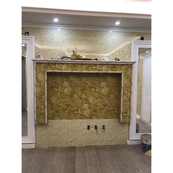 Quality 3mm High Glossy Waterproof Wall Panels For Interior Wall Decoration Corrosion for sale