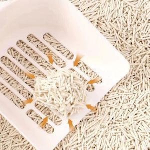 Quality Tofu Flush Kitty Litter Down Toilet Odor Control Cat Litter Sand for sale