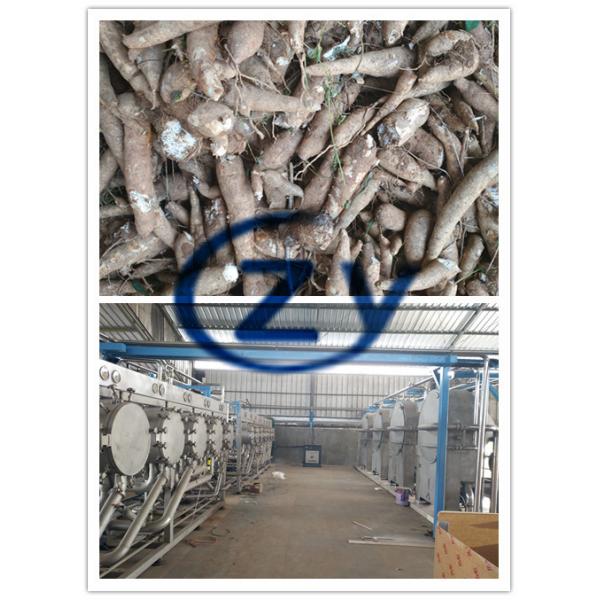 Quality Complete Set Yam Starch Production Line / Cassava Starch Making Machine for sale