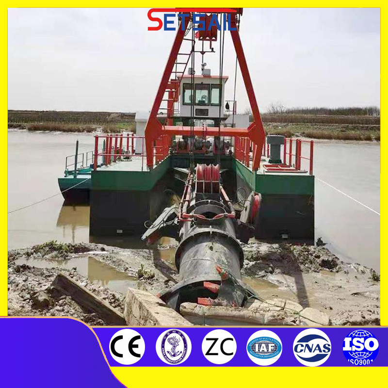 at Latest 6 Inch Cutter Suction Dredger with Pump