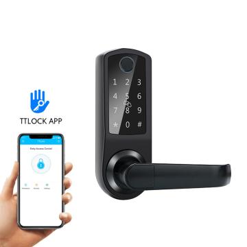 Quality Easloc Biometric Fingerprint Door Lock 30mm Office Aluminium Alloy for sale