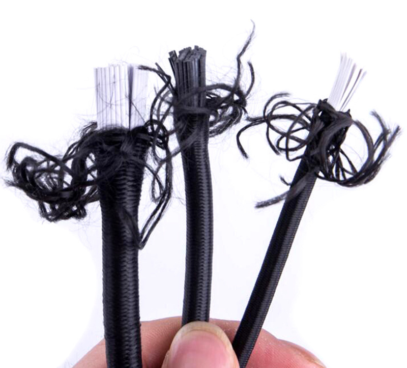 High Strength Elastic Bungee Shock Cord 4mm 5mm Black Bungee Rope