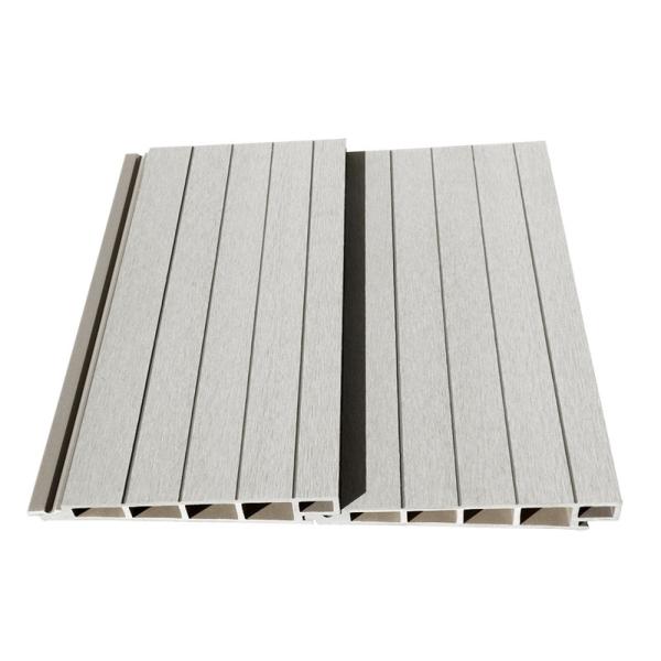 Quality Fireproof Villa Exterior Wall Cladding 185x30mm Grooved Panels for sale