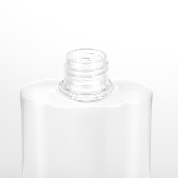 Quality Transparent Plastic Screw Top Jar 70mm Width Airless Leakproof for sale