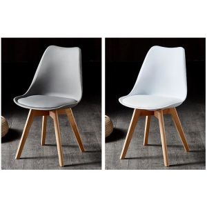 Quality Beech Wooden Leg Dining Chair , Solid Wood Dining Room Chairs for sale