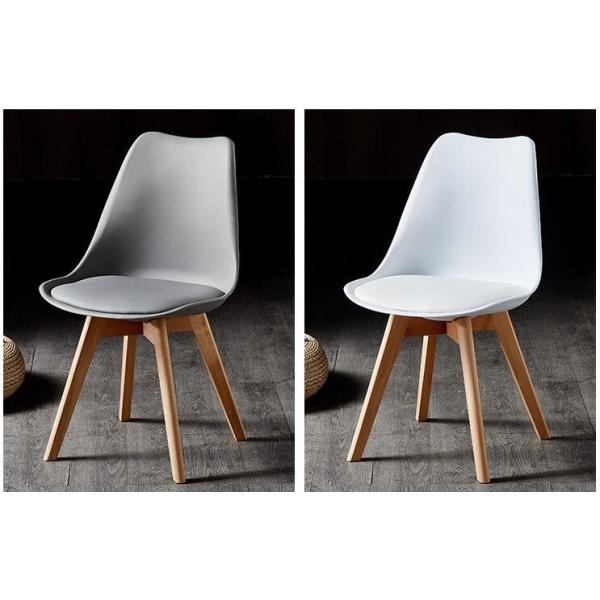 Quality Beech Wooden Leg Dining Chair , Solid Wood Dining Room Chairs for sale