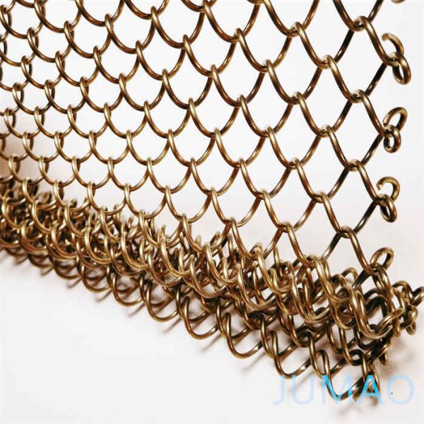 Quality Architectural Metal Mesh Curtains Screen For Doorway Restaurant for sale