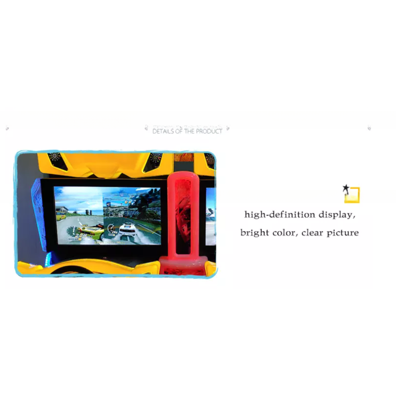 Side view showing game interface