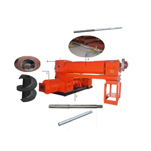 Quality Hollow Red Automatic Interlocking Block Making Machine Vacuum Extruder for sale