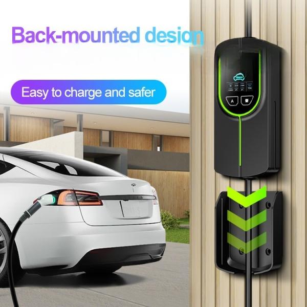 Quality RUIVANDA New 32A 9.6KW Portable Type 1 EV Charger Single Phase AC Charging Box for sale