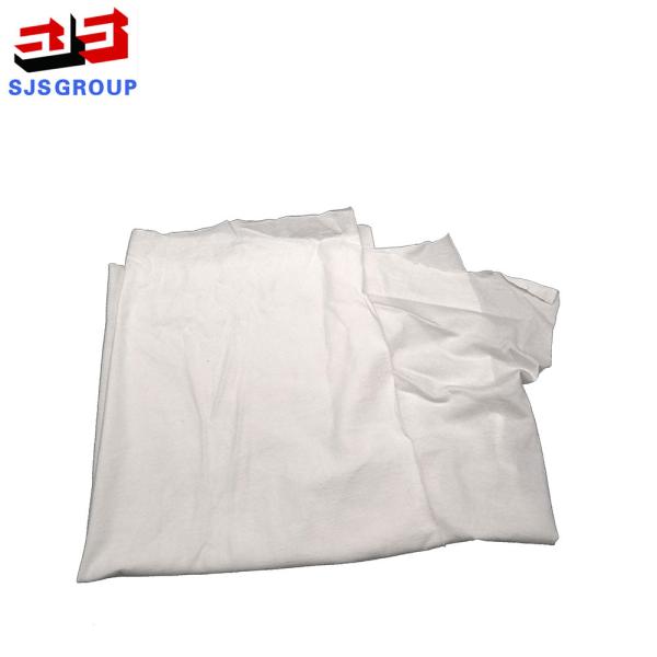 Quality Plain White 2kg/Bag 80cm Industrial Wiping Rags for sale