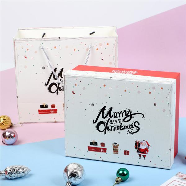Quality Rigid ODM Stamping Apparel Packaging Boxes Decorated Christmas for sale