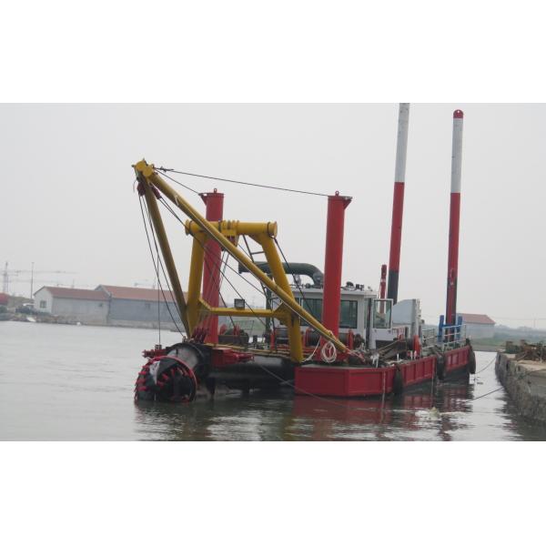 Quality Precision GPS Navigation Steel Hull Mud dredger boat With 500m3 Per Hour for sale