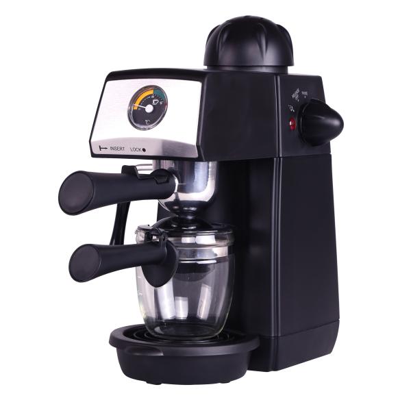 Quality 4 Cups 240ml Steam Coffee Machines With Thermometer / Porta Filter for sale