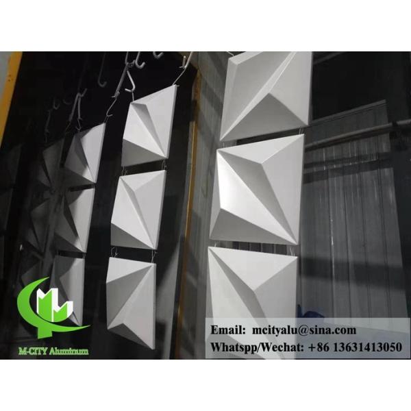 Quality Customized Design 3D Aluminum Panel for Facade Cladding with Powder Coated and for sale