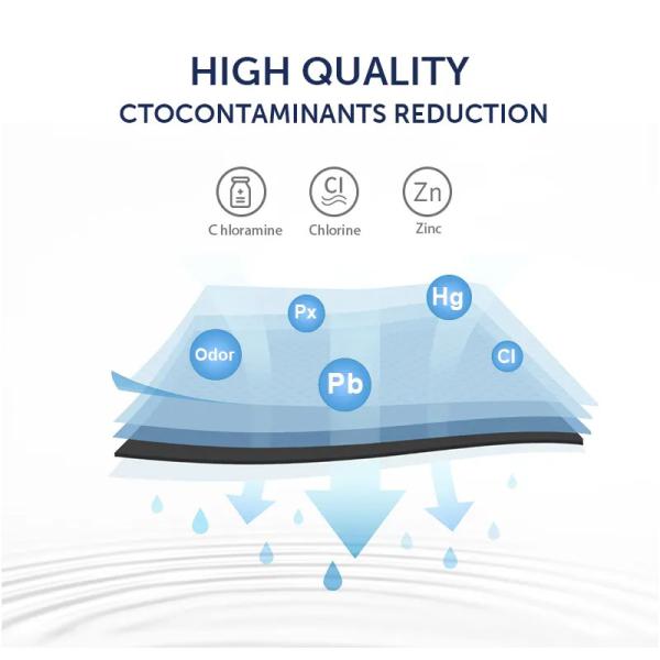 Quality Quick Fitting NSF Refrigerator Water Filter Cartridge Fluoride Removal for sale