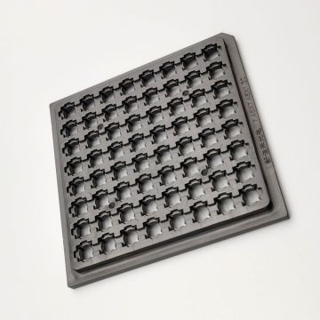 Quality Through Hole Structure Plastic Cavity Trays For Loading Camera Lens for sale