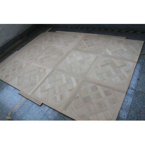 Quality European Oak Versailles Wood Floor Panels Unvanished 600 X 600MM for sale