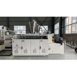 Quality 6000 KG Capacity 30kW Power WPC PVC Louver Panel Production Line for 380V 50HZ for sale