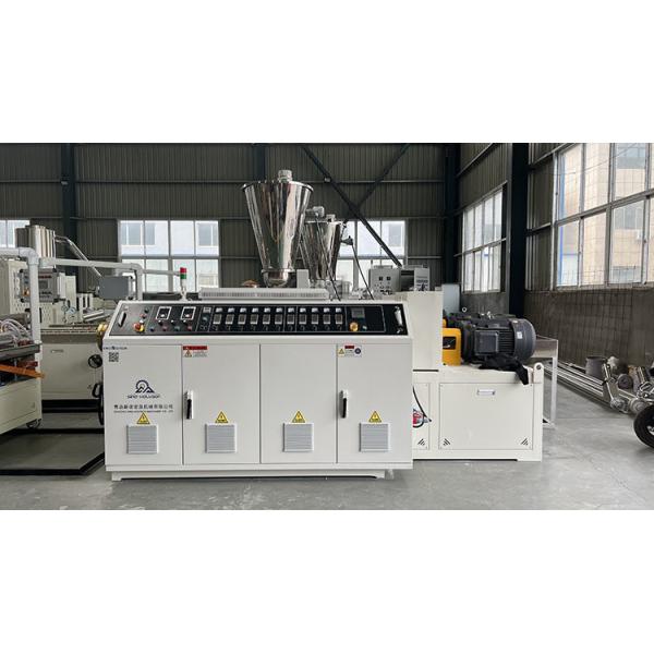 Quality 6000 KG Capacity 30kW Power WPC PVC Louver Panel Production Line for 380V 50HZ 3Phase Voltage Customized for sale