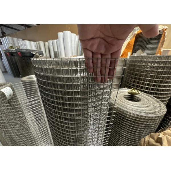 Quality 1/4'' 1/2'' Wide Stainless Steel Welded Mesh Screen Rolls with Square Hole for sale