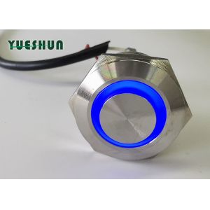 Quality IP67 Miniature Illuminated Push Button Switch Stainless Steel Body High Power for sale