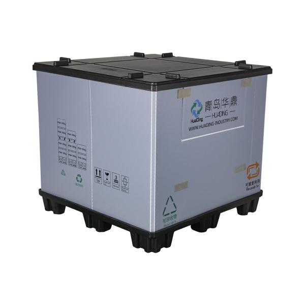 Quality Collapsible Custom HDPE Gaylord Box Pallet Solution for Automotive Battery for sale