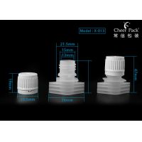 Quality 13mm Plastic Spout Caps Use On Detergent Pouch Packaging for sale