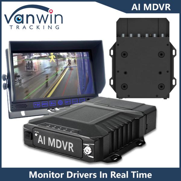Quality AHD 1080P 8CH 4G GPS Mobile DVR With Built-In ADAS DSM BSD Algorithm AI Powered for sale