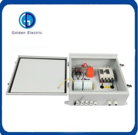 Quality 1000V 4 Channel Steel Solar PV Combiner Box Plastic Solar Panel String Box for sale