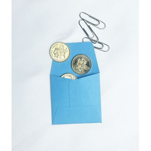Quality Small Square Coin Envelopes Colour Paper Money Envelopes for Coin And Seed 2 x 2 for sale