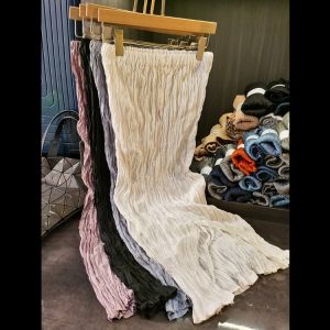 Quality Women's 2025 Spring Fashion Casual Mid-Length Pleated Half Skirt with Elastic for sale