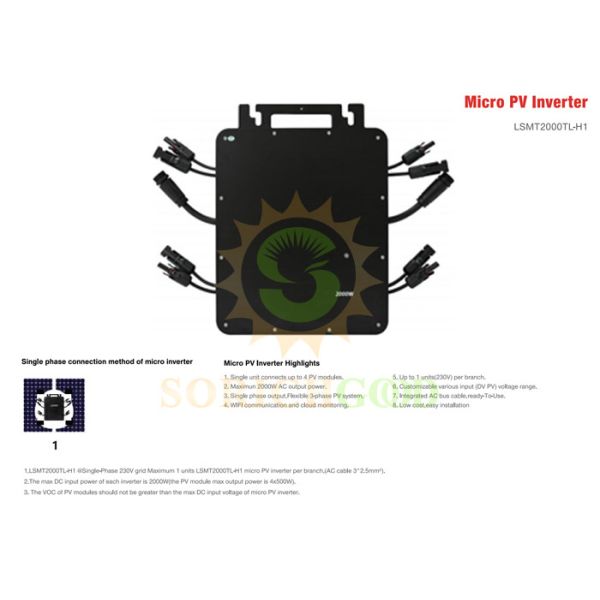 Quality Residential Commercial 2000W Microinverters Optimal Performance for sale