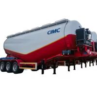 Quality CIMC Latest Design Of High Strength Three Axis Cement Bulk Powder Tank Trailer for sale
