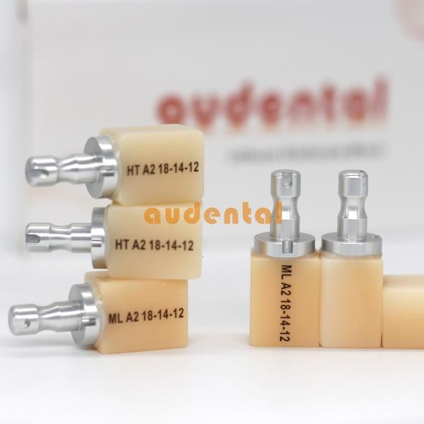 Quality HT LT Dental Ceramic Blocks C14 B14 B40 Milling Ingots for sale